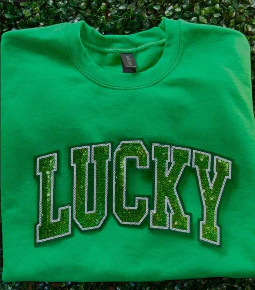 LUCKY - Sequin Patch – House of Personalization