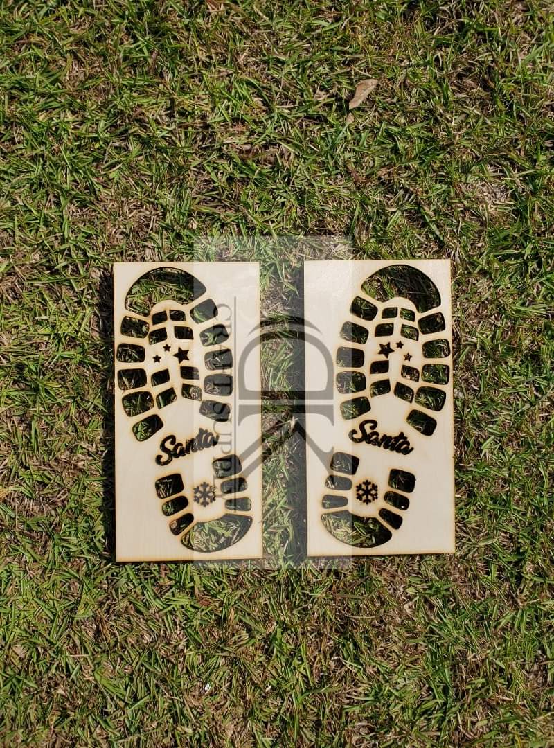 Santa Foot Step Stencils – House of Personalization
