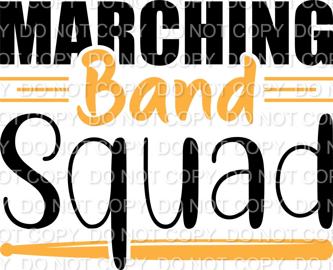 Marching Band Squad(Direct To Film) – House of Personalization