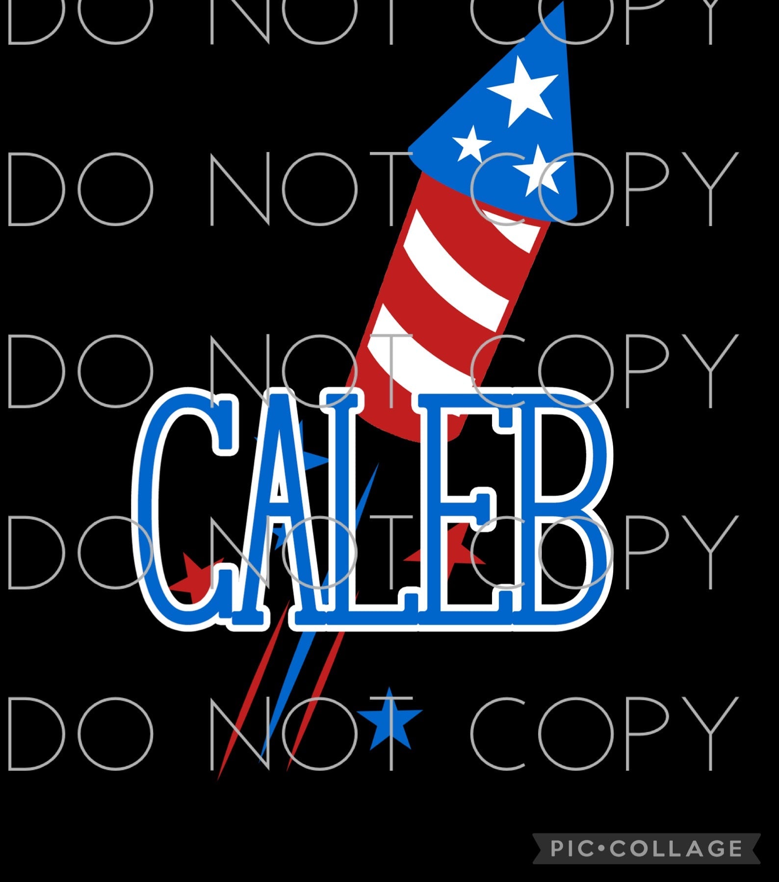 Firecracker and Name(Direct To Film) – House of Personalization