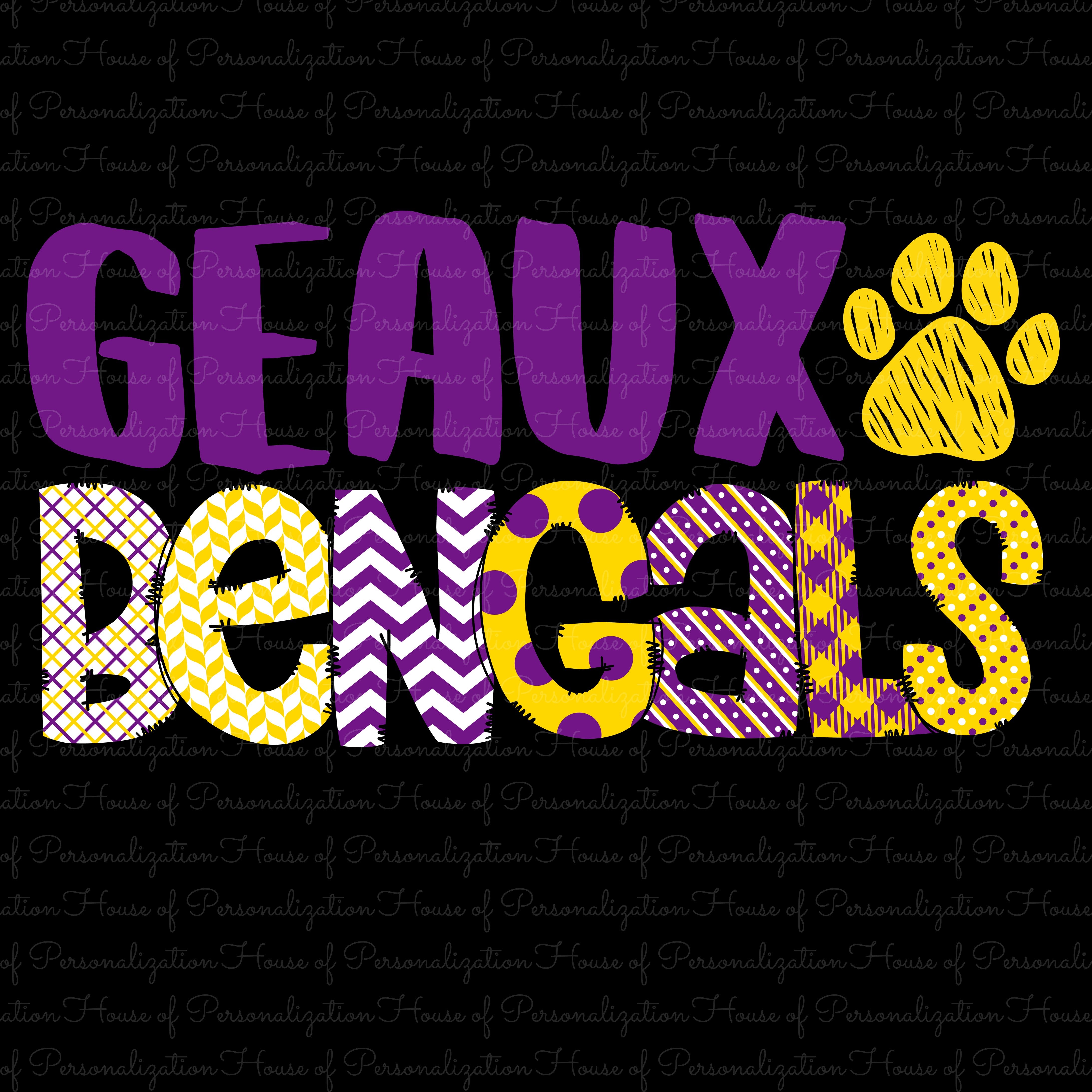 Geaux Bengals Doodle (Direct To Film) – House of Personalization